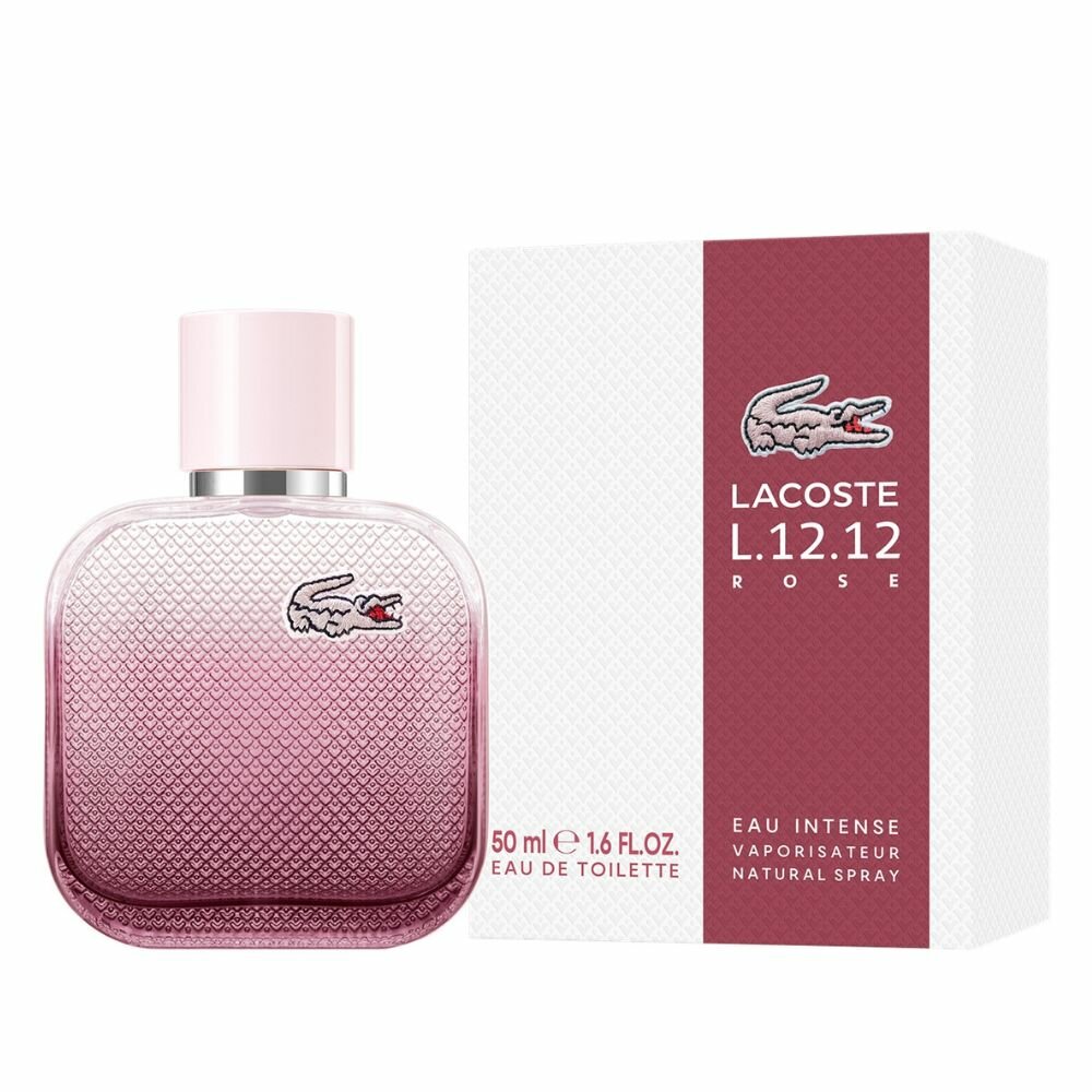 Lacoste woman L.12.12 Rose - Eau Intense Туалетная вода 50 мл.