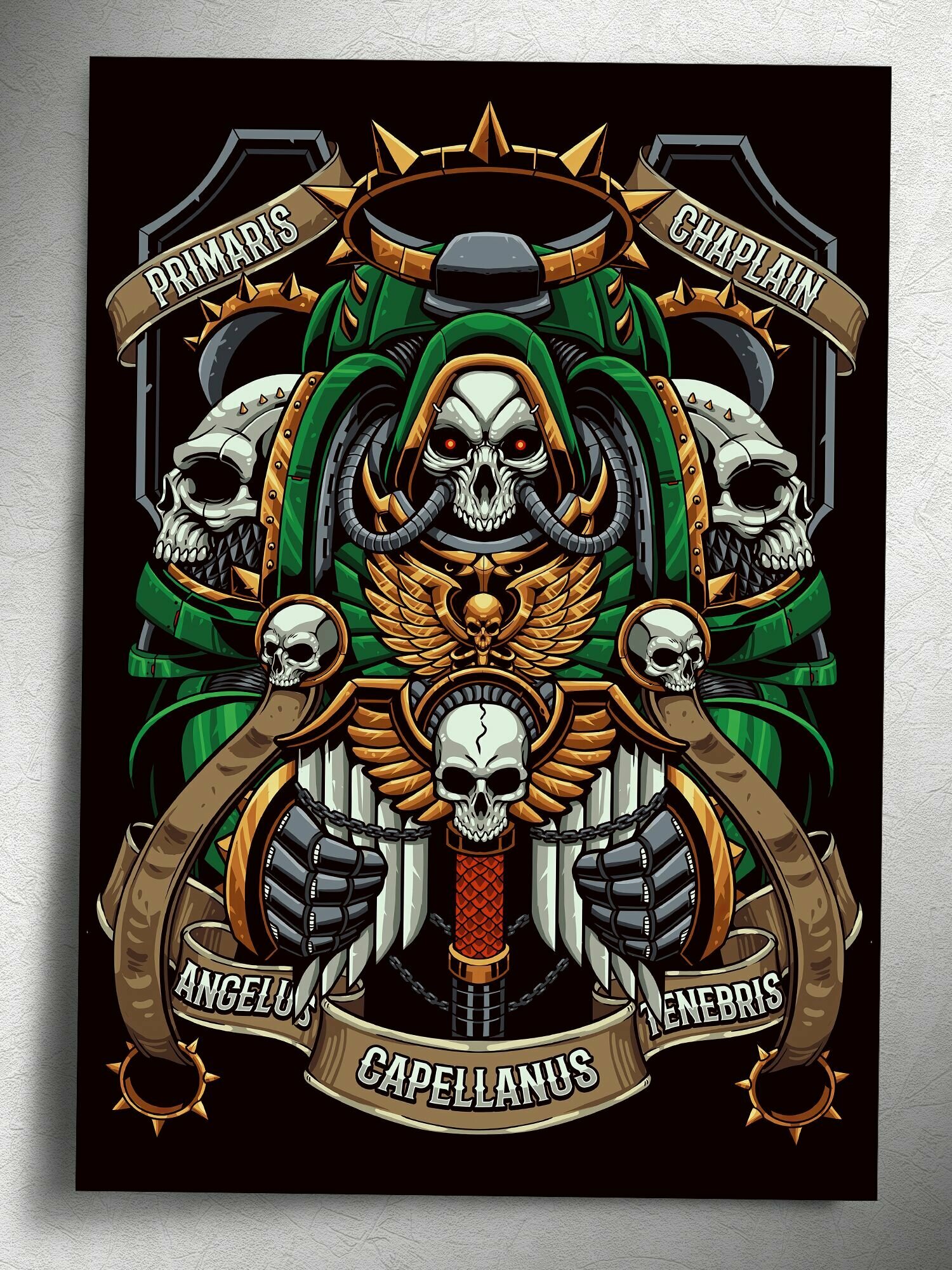 Постер: Орден Темных Ангелов (Вархаммер 40000, Warhammer)