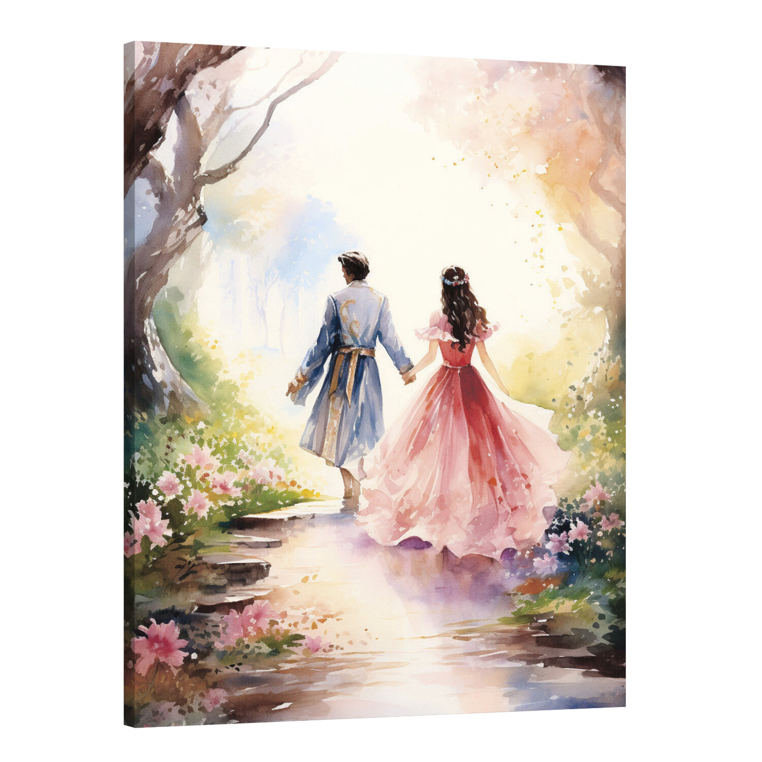 Интерьерная картина 50х70 "Короли и королевы: вечная любовь"