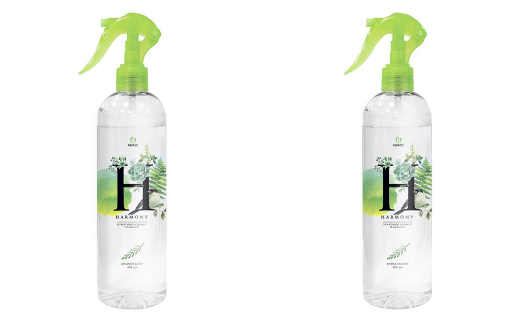 Grass Жидкий освежитель воздуха Harmony Луговые цветы, 400мл, 2 штуки