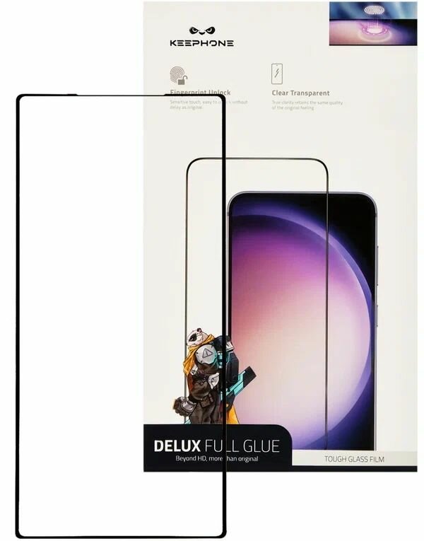 Защитное стекло 9D для Samsung Galaxy S23 Ultra Keephone