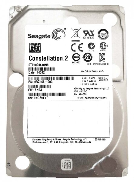 Жесткий диск Seagate 9RZ168 1Tb SATAIII 2,5" HDD