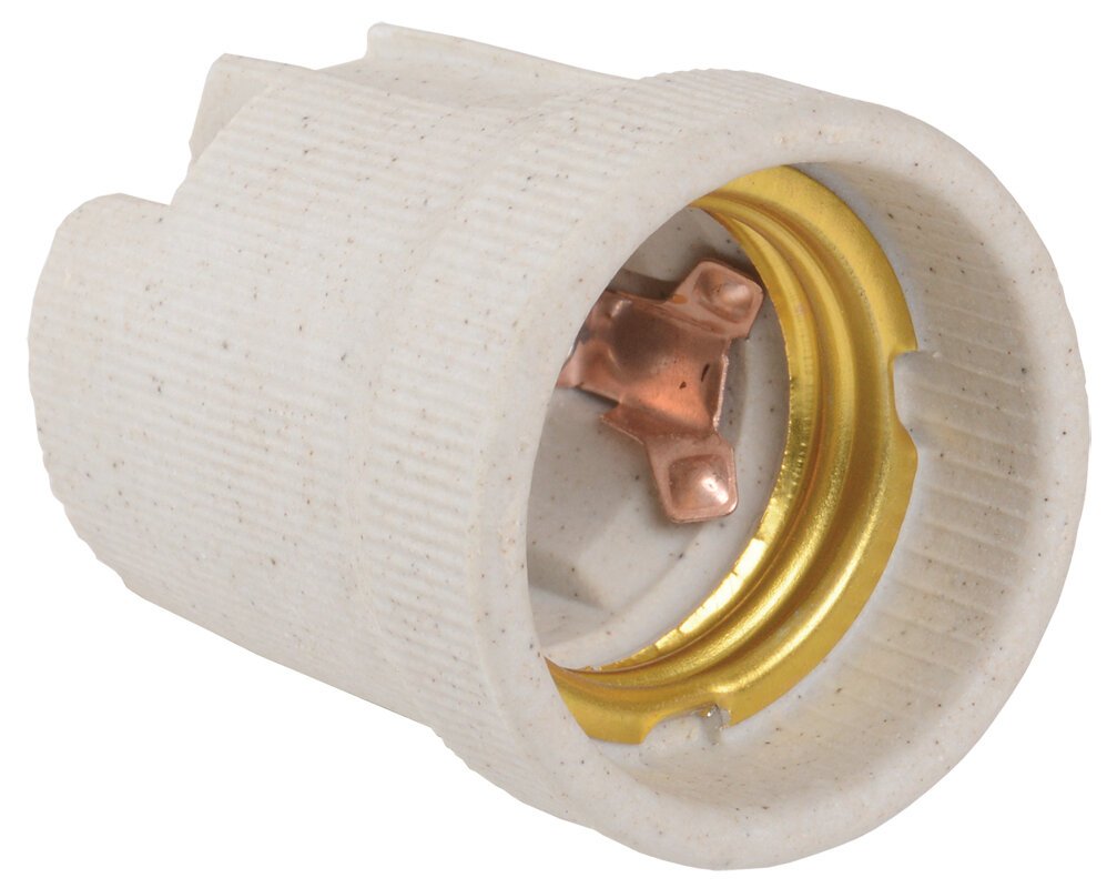 Патрон подвесной керамический Пкр27-04-К43 Е27 стикер на изделии IEK EPC10-04-01-K01