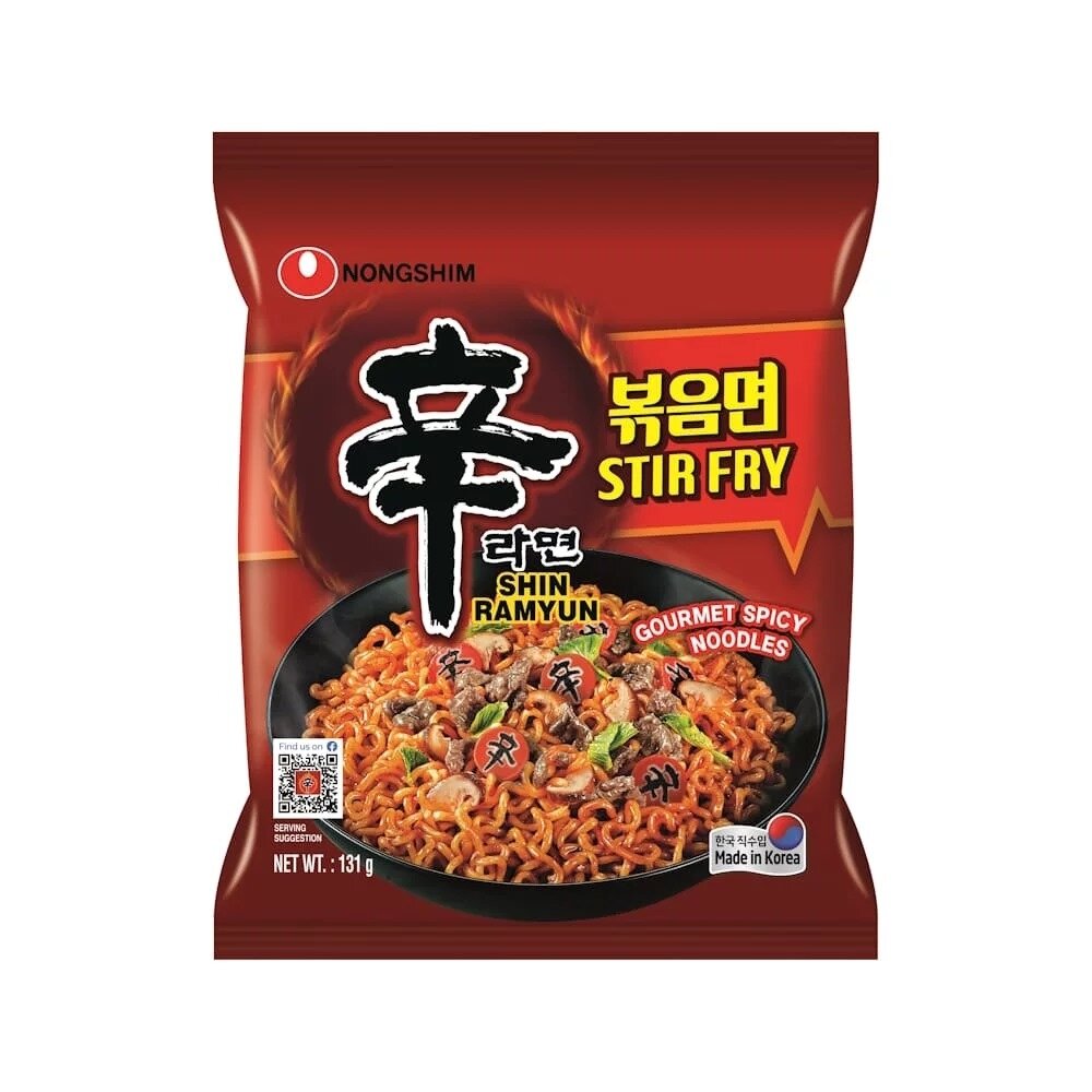 Лапша жареная Nongshim Stir Fry 131 г