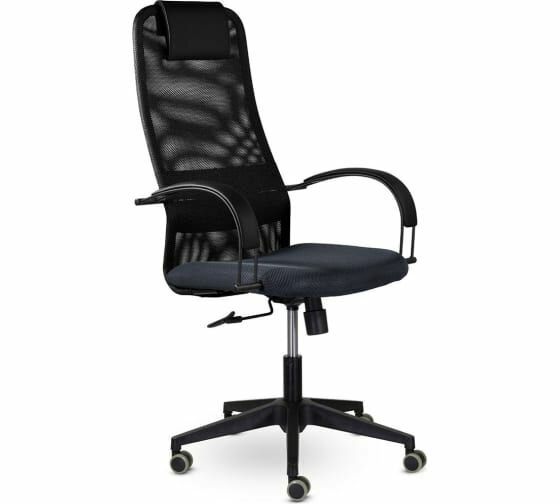 Кресло UTFC СН-601 Соло пластик SoloBL Ср S-0401/TW-01/Е11-к черное СН601СолоPL07