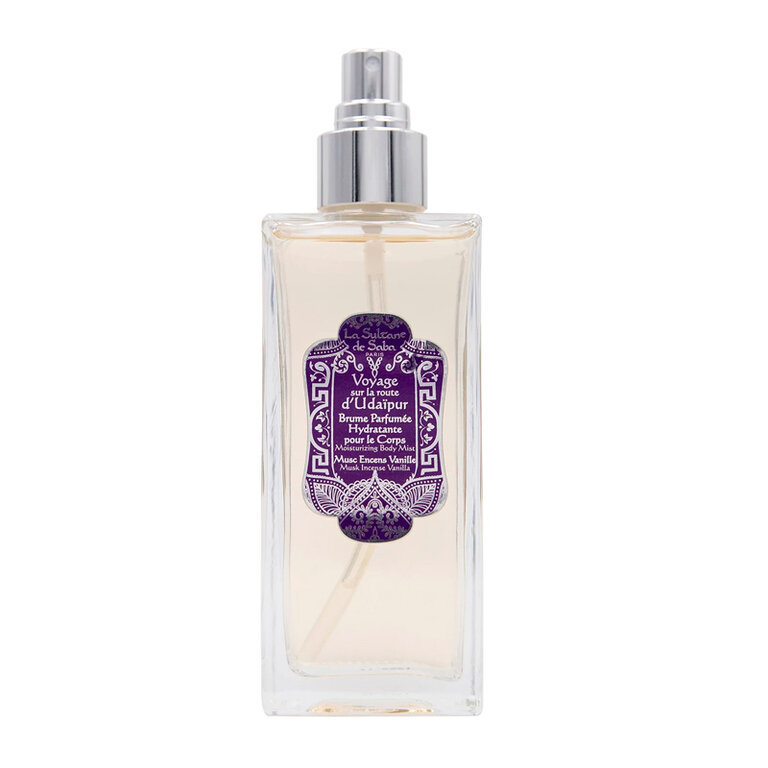 LA sultane de saba Moisturizing Body Mist Musk Incense Vanilla Парфюмерный лосьон-спрей для тела Мускус/Ладан/Ваниль 200 мл
