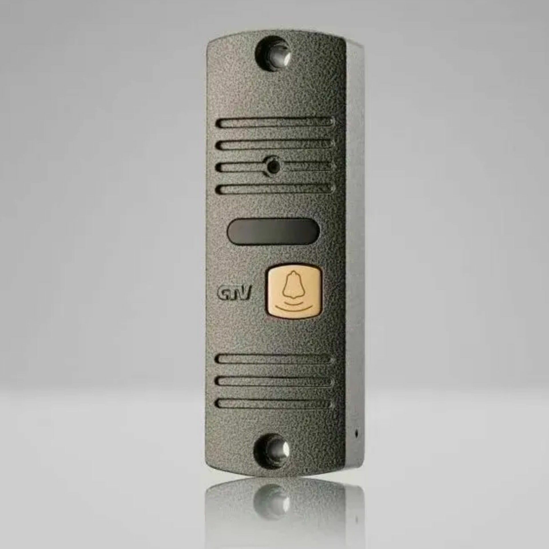 CTV D10 Plus (серебро) - вызывная панель видеодомофона для квартиры, дома или офиса антивандальная, объектив 3,7 мм, разрешение видеокамеры 720x576 700 ТВЛ, ИК-подсветка "День/Ночь"