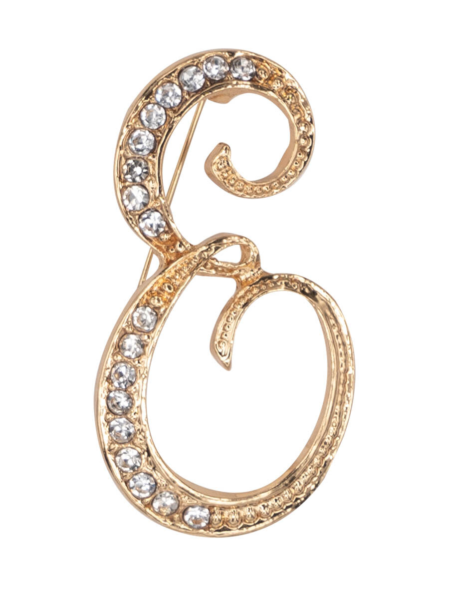 Брошь, стразы