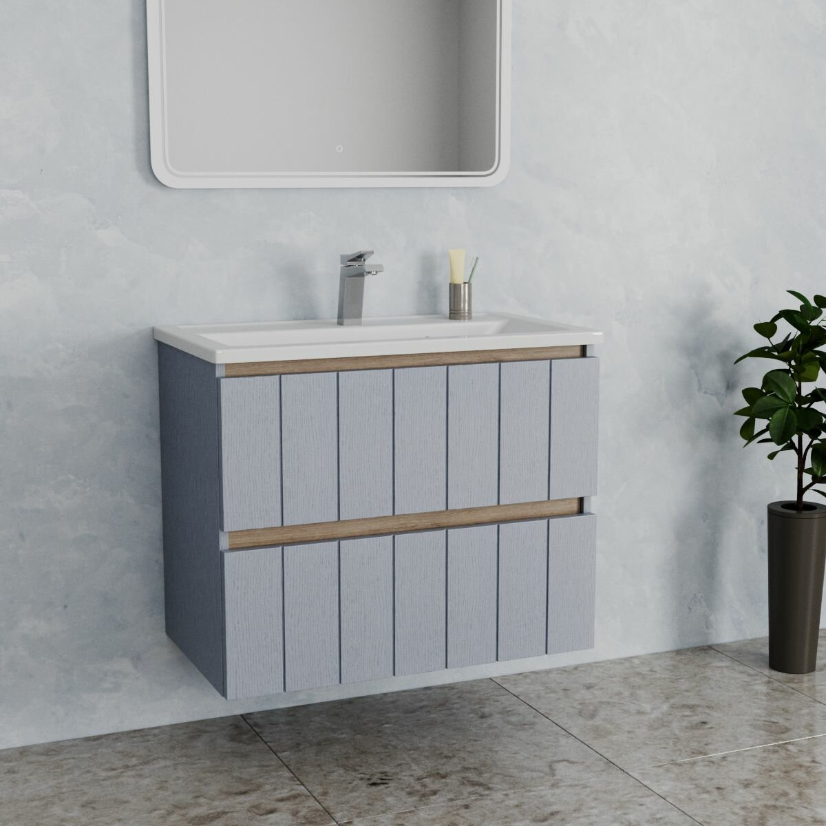 Тумба Tellaro 100 под умывальник Mario 100 Азур