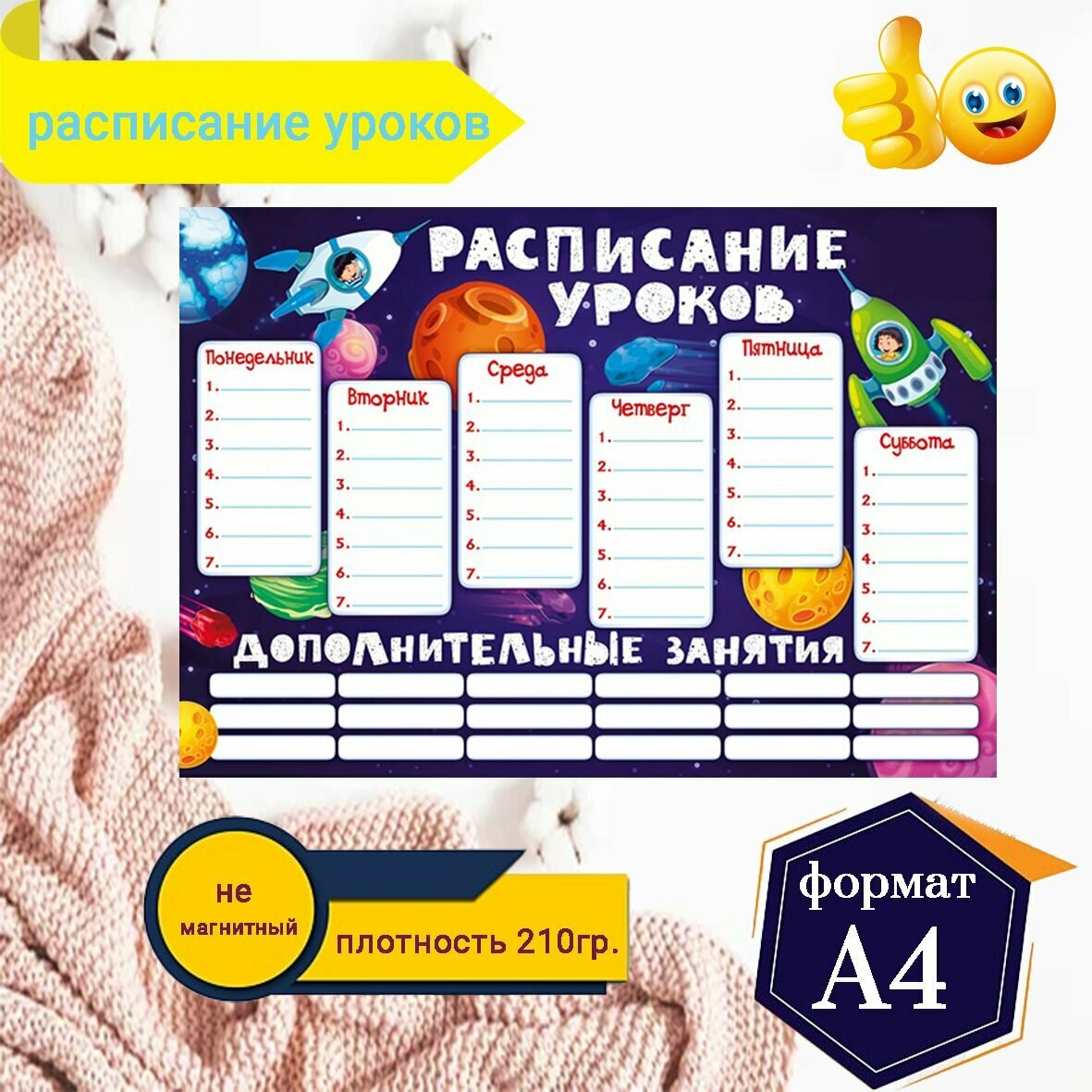 Расписание уроков "Мечта!"