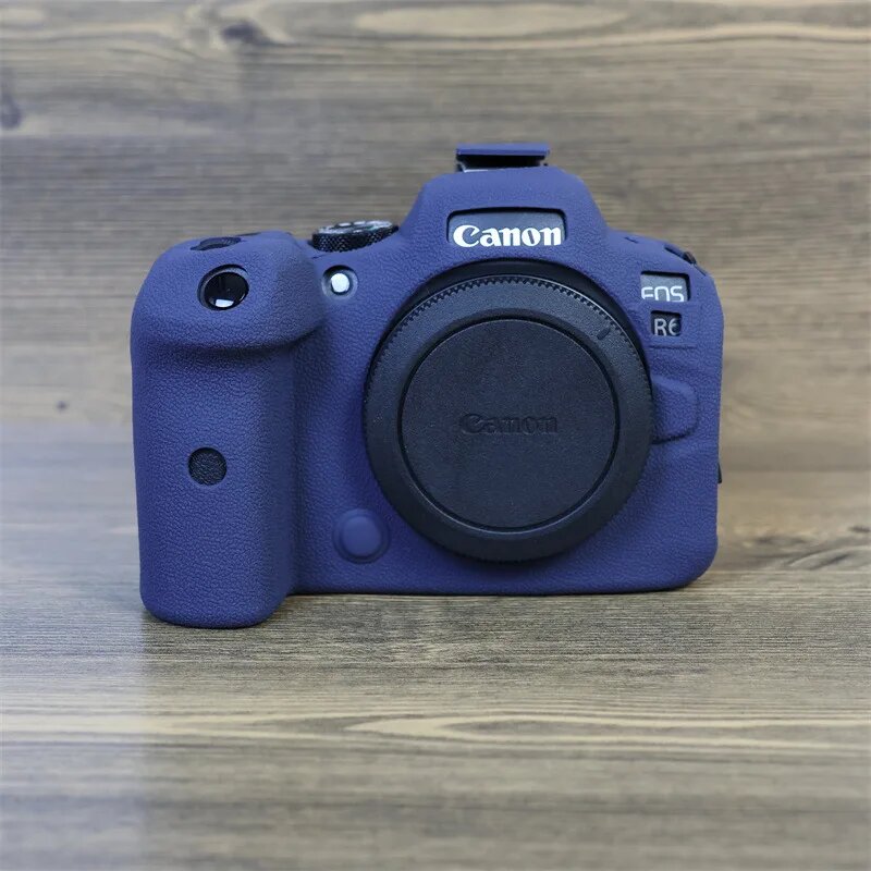 Силиконовый чехол MasterFire для Canon EOS R6 Mark ii EOS R6 R6II Blue