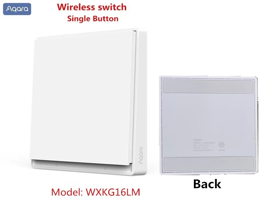 Aqara Smart Wall Switch E1 ZigBee для Xiaomi Mi Home white wireless 1key