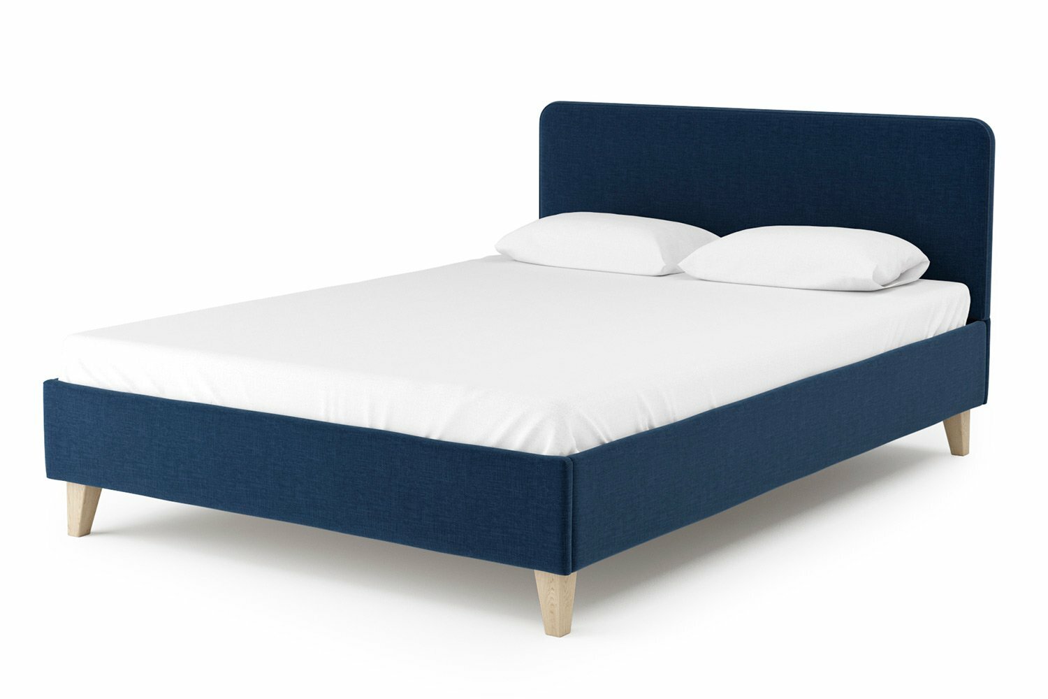 Кровать двуспальная Hoff Сканди, 160х200 см, с основанием, цвет тёмно-синий