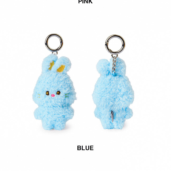 Брелок-подвеска в виде кролика NJS Bunini, плюшевая игрушка, рюкзак для куклы Минжи.