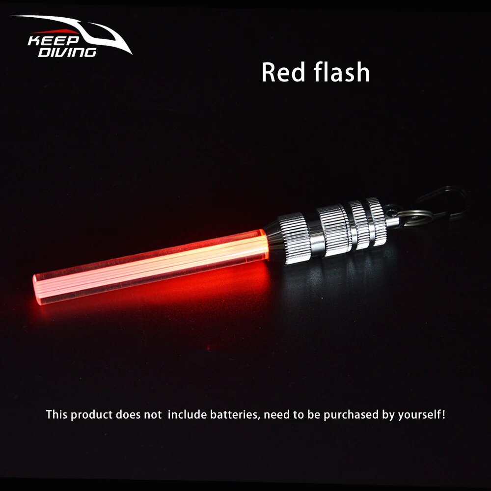 Подводный сигнальный фонарь KEEP DIVING QD-900 Красный, Red flash