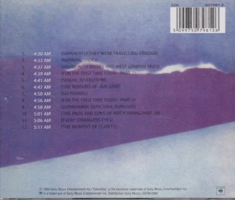 Roger Waters - The Pros & Cons Of Hitch Hiking (1984/2023) Переиздание 8-page
