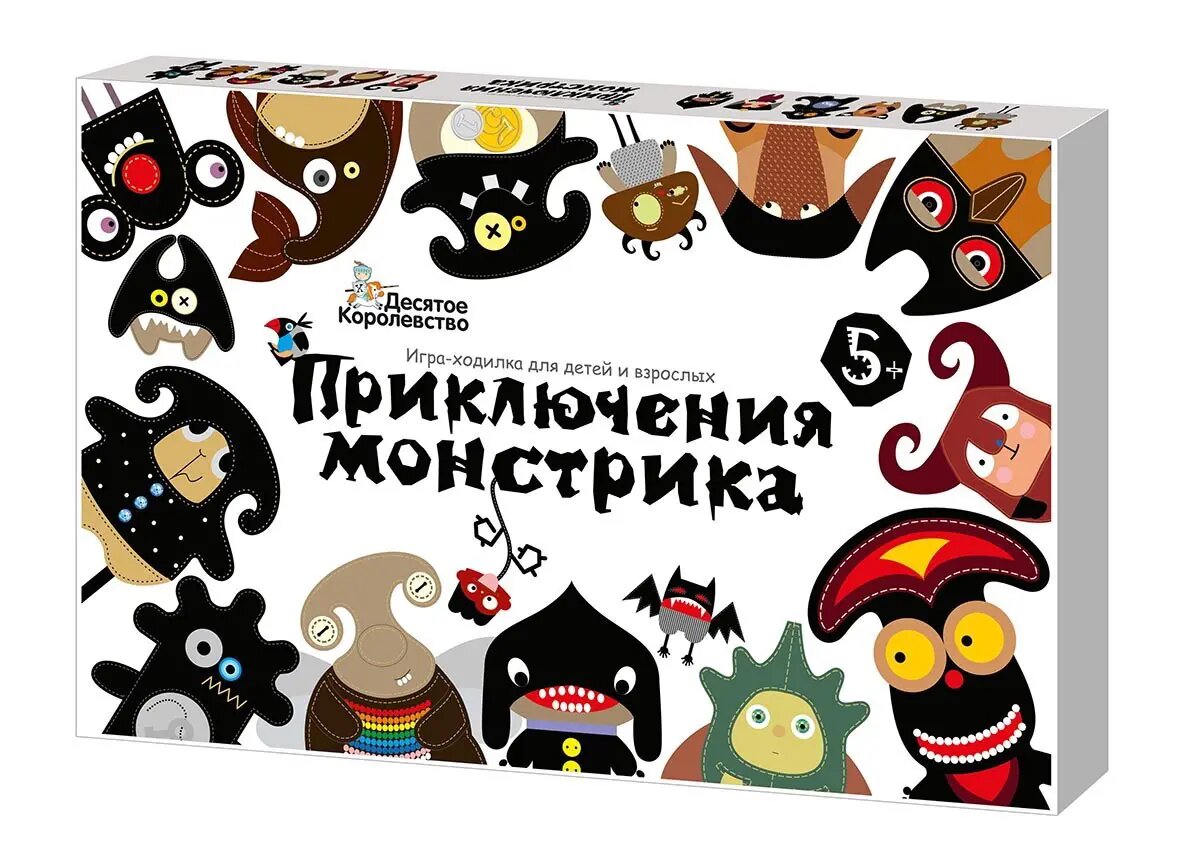 Настольная игра Десятое королевство Ходилка Приключения монстрика 05371ДК