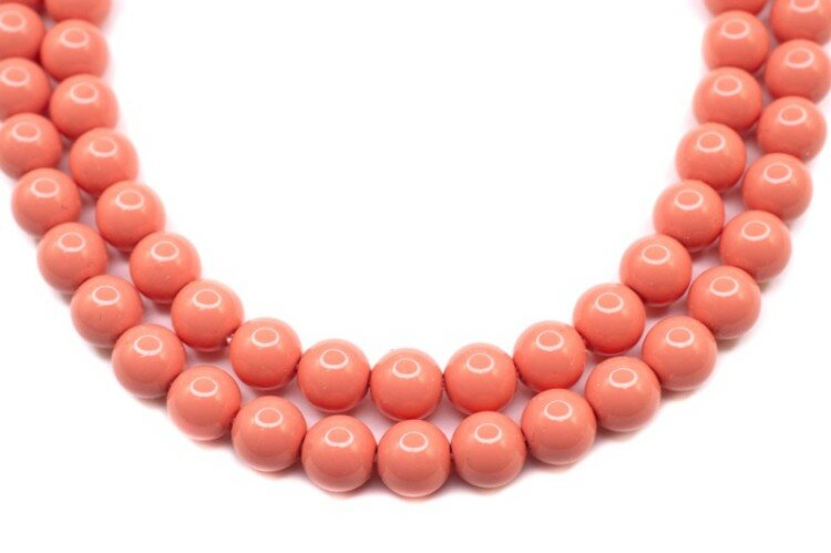 Жемчуг Preciosa Maxima, цвет salmon rose, 6мм, 704-207, 10шт