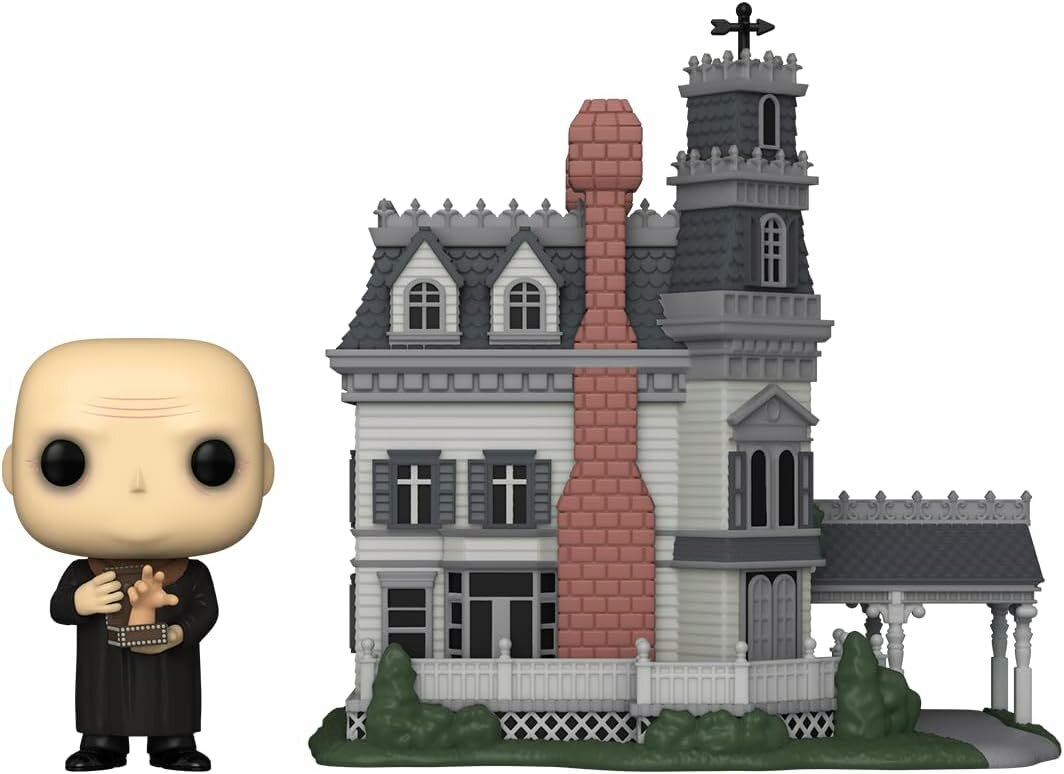 Фигурка Funko POP! Town Addams Family - Uncle Fester and Addams Family Mansion (40), 81208, 14 см