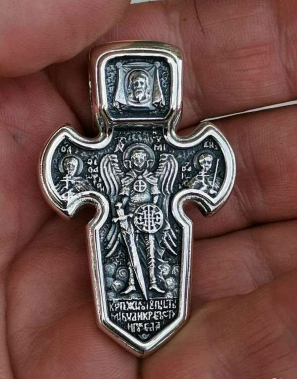 Крестик, серебро, 925 проба