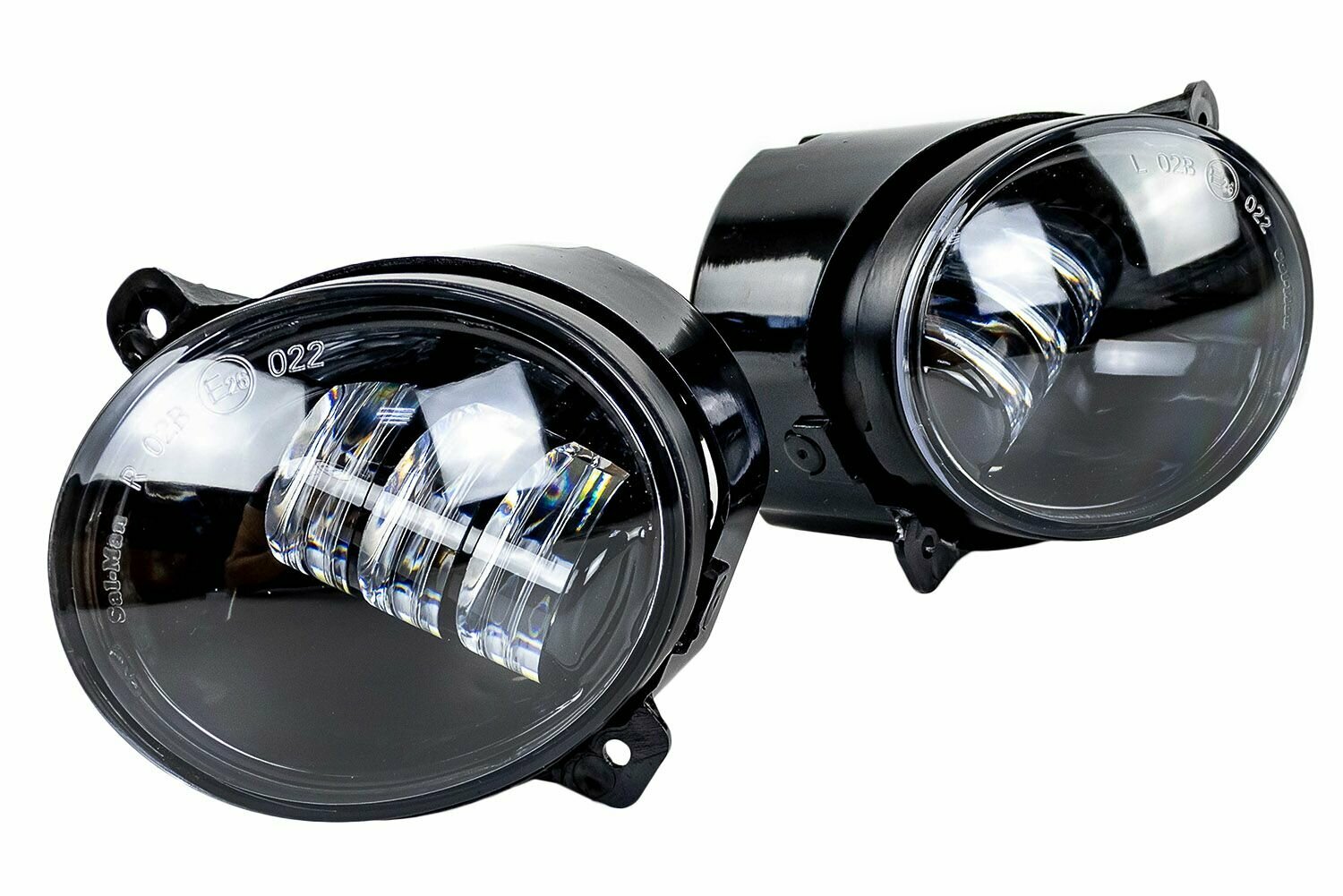 Диодные ПТФ Sal-Man 65W для Лада Калина, Калина 2, Гранта, Ларгус, Датсун до 2019 г. в, УАЗ Патриот