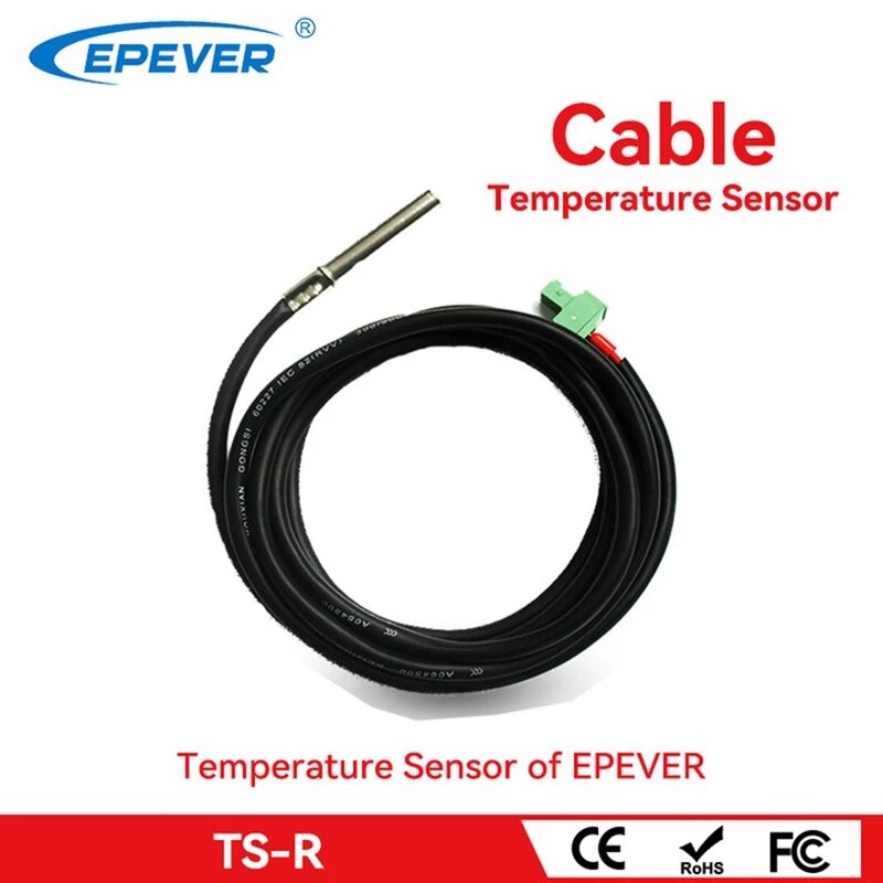EPEVER Дистанционный датчик температуры RTS300R47K3.81A TS-R для контроллера EPever Solar, трассировщик серии AN, трассировщик BN LandStar BN Series