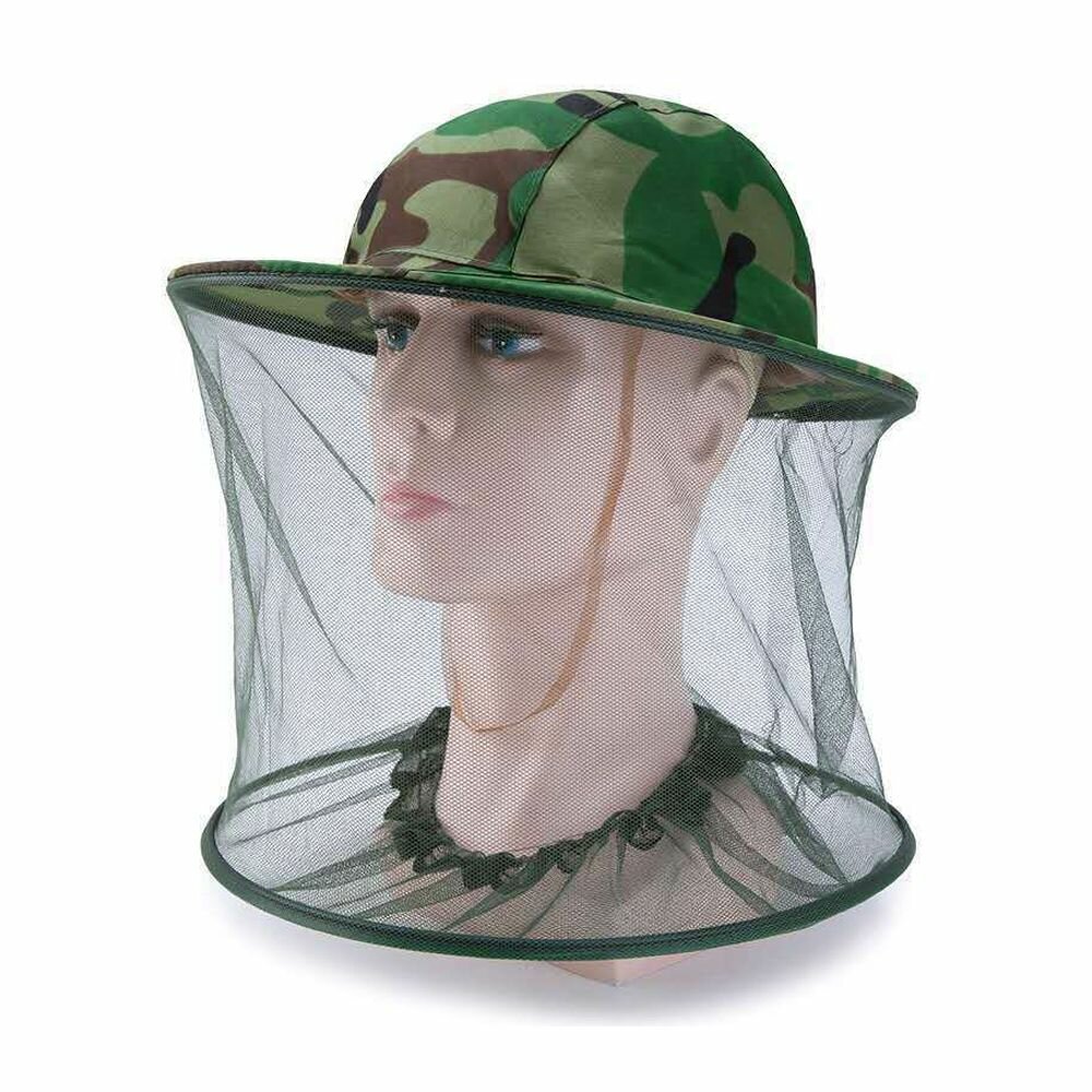 Антимоскитная Шляпа Камуфляжная / Панама С Москитной Сеткой От Насекомых