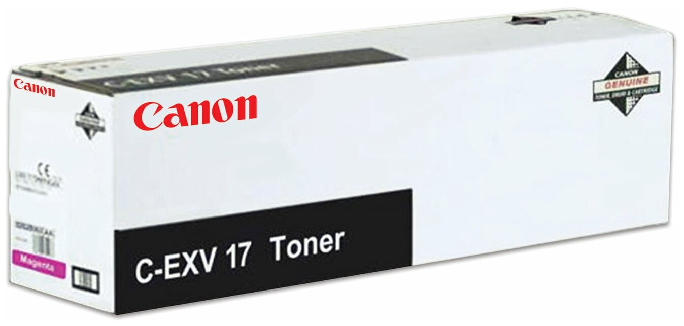 Тонер CANON (C-EXV17M) iR4080/4580/5185, пурпурный, оригинальный, ресурс 30000 стр, 0260b002