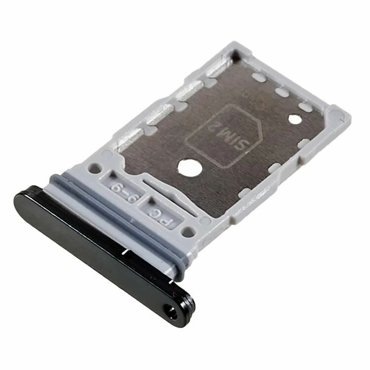 Держатель SIM для Samsung Galaxy S23+ (S23 PLUS) (SM-S916) черный card holder адаптер переходник лоток слот для СИМ-карты