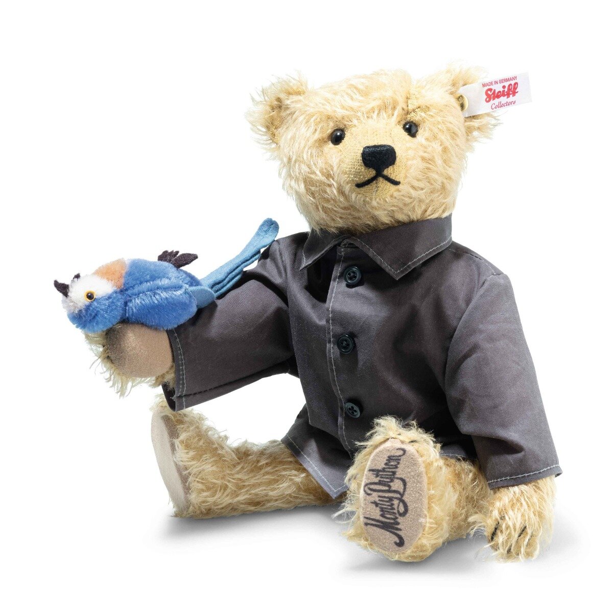 Мягкая игрушка Steiff Monty Python Teddy bear: Dead Parrot Sketch (Штайф Мишка Тедди Монти Пайтон: Скетч Мертвый Попугай, 28 см)