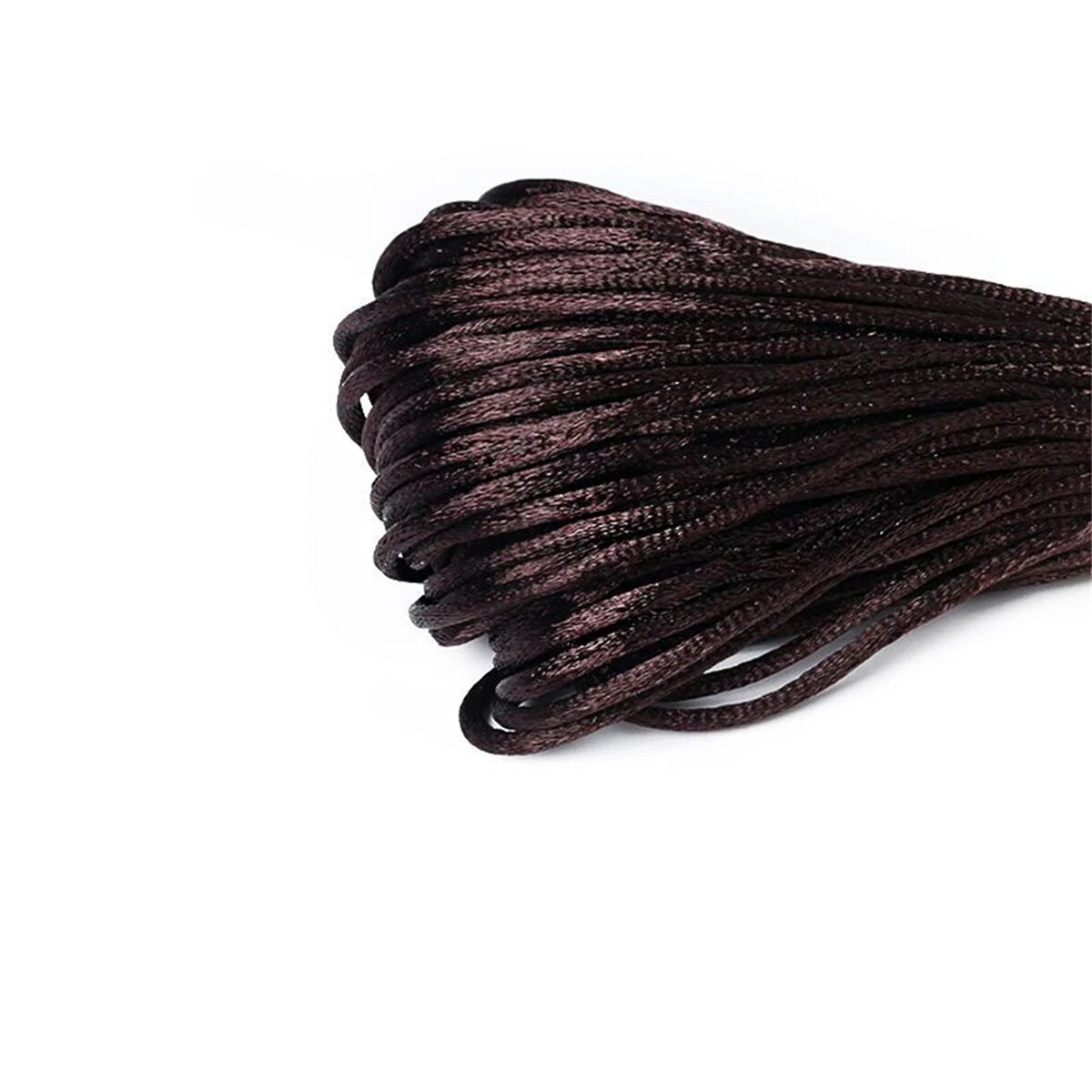 Нейлоновый шнур для макраме 20 м 2.5mm 1Roll, Dark Brown Color