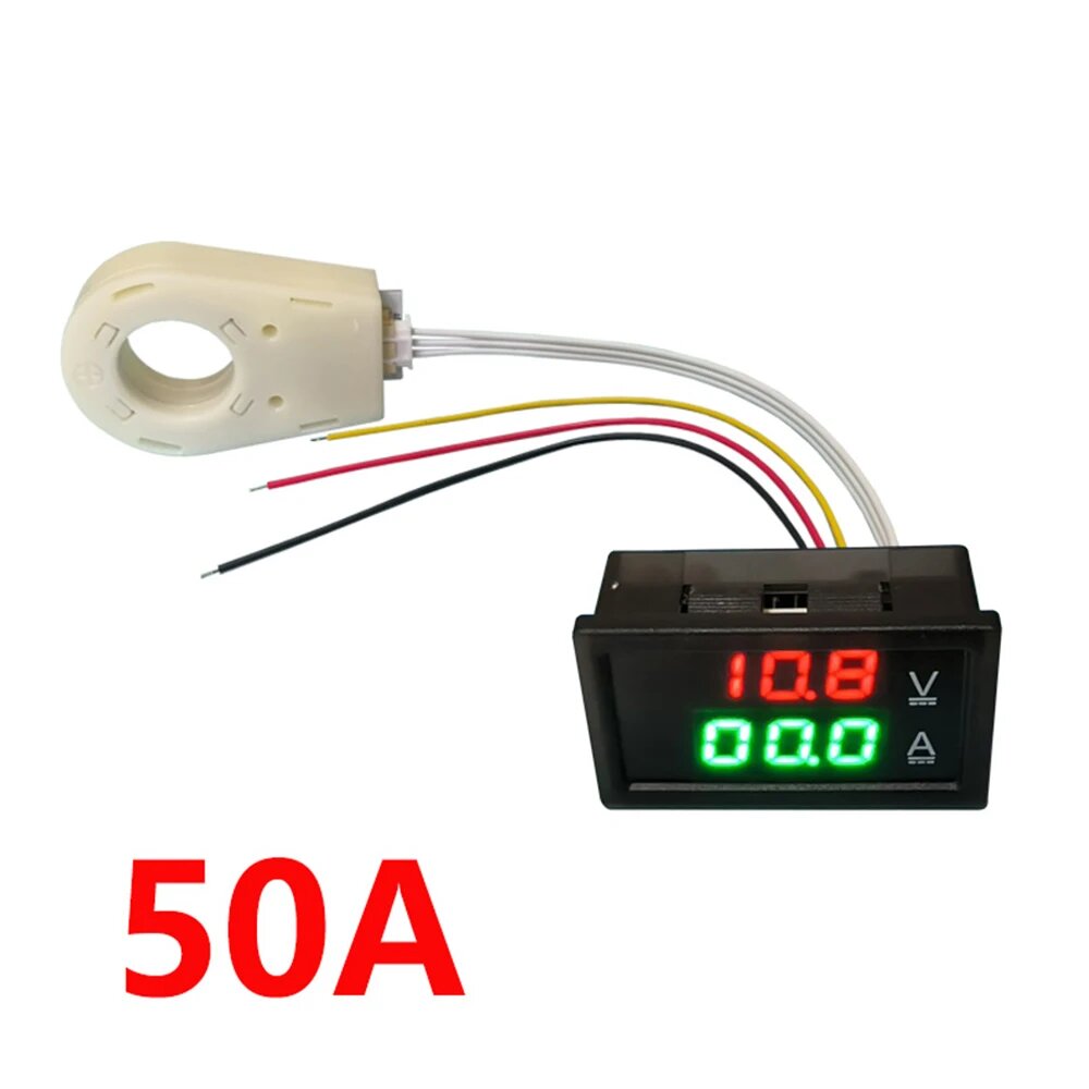 Цифровой вольтметр амперметр 50A
