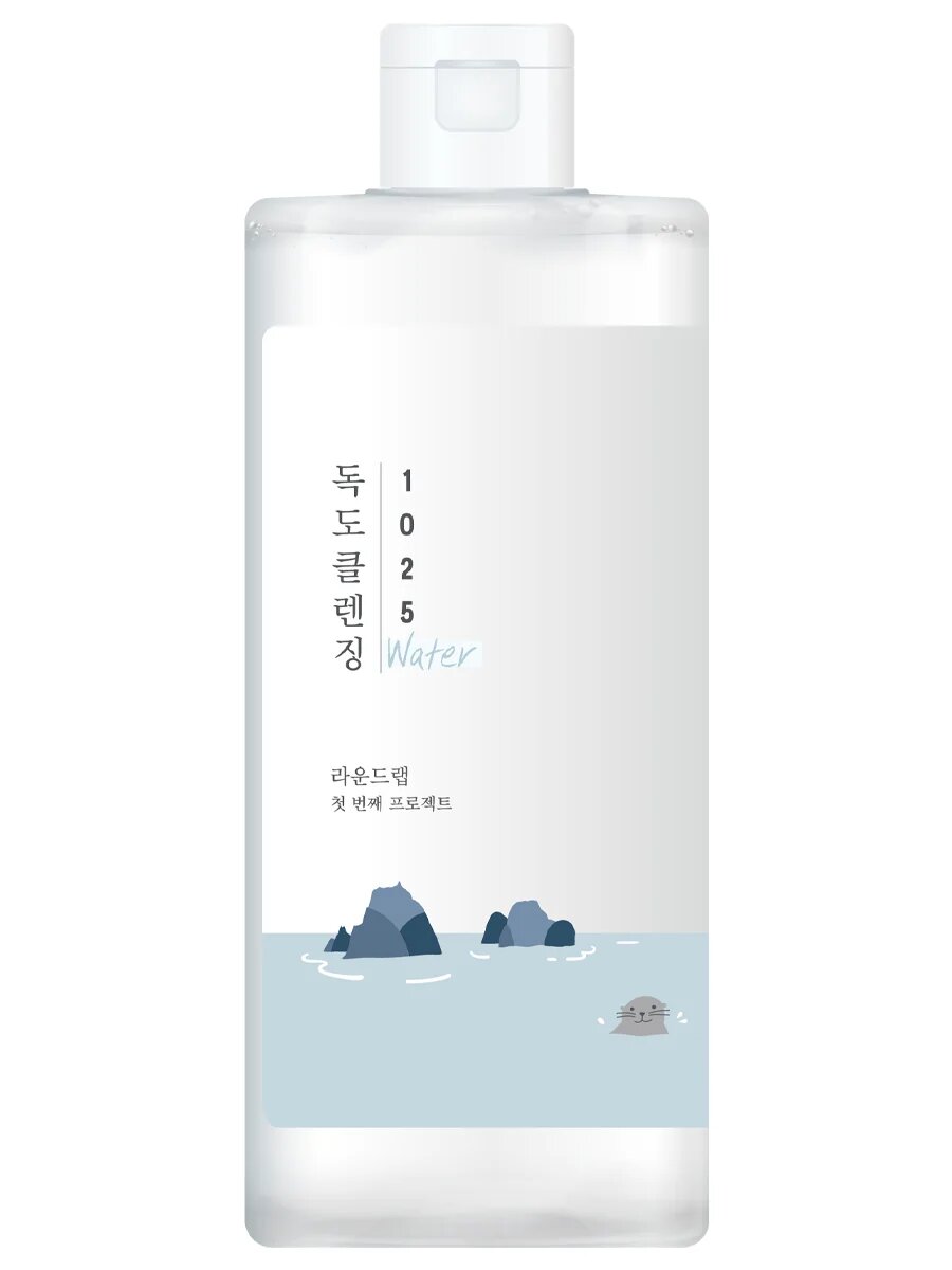 Мицеллярная вода ROUND LAB Мягкая для снятия макияжа ROUND LAB 1025 Dokdo Cleansing Water, 400 мл