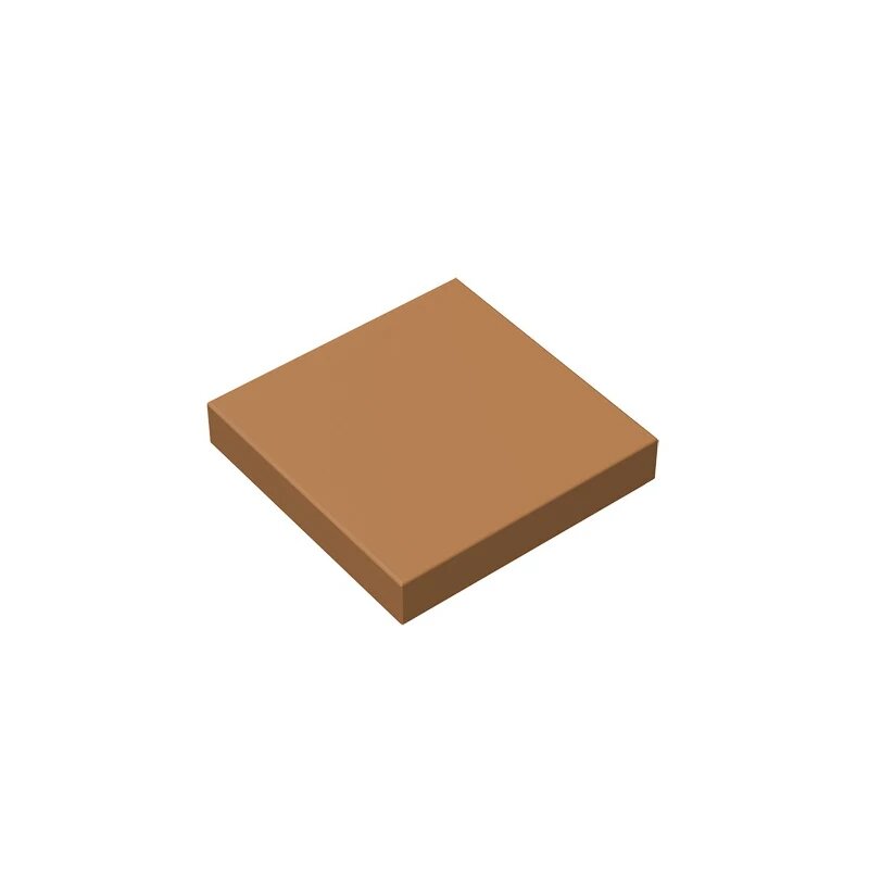 Gobricks пластиковые блоки 2x2, Коричневый (084)