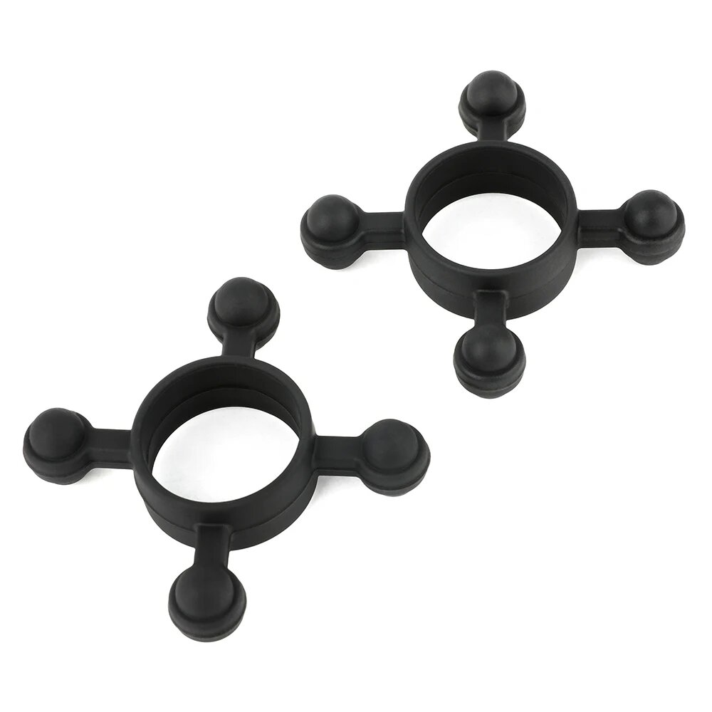 Шарроу амортизаторы конечностей для лука, пара, силиконовые, многоцветные Черный, черный