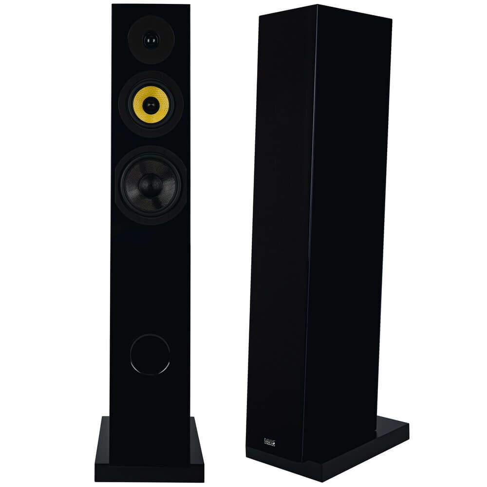 Напольная акустика Davis Acoustics Courbet 7 Black High Gloss