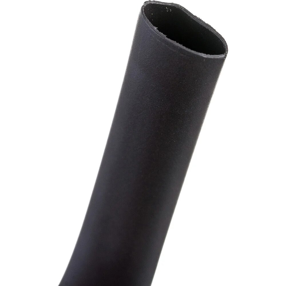 Термоусаживаемая трубка REXANT ТУТ нг 6,0/3,0 мм, черная, ролик 2,44 м 29-0036