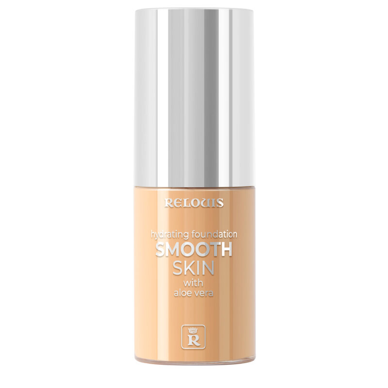 Relouis крем тональный увлажняющий smooth skin с алоэ вера тон 04 песочный бежевый