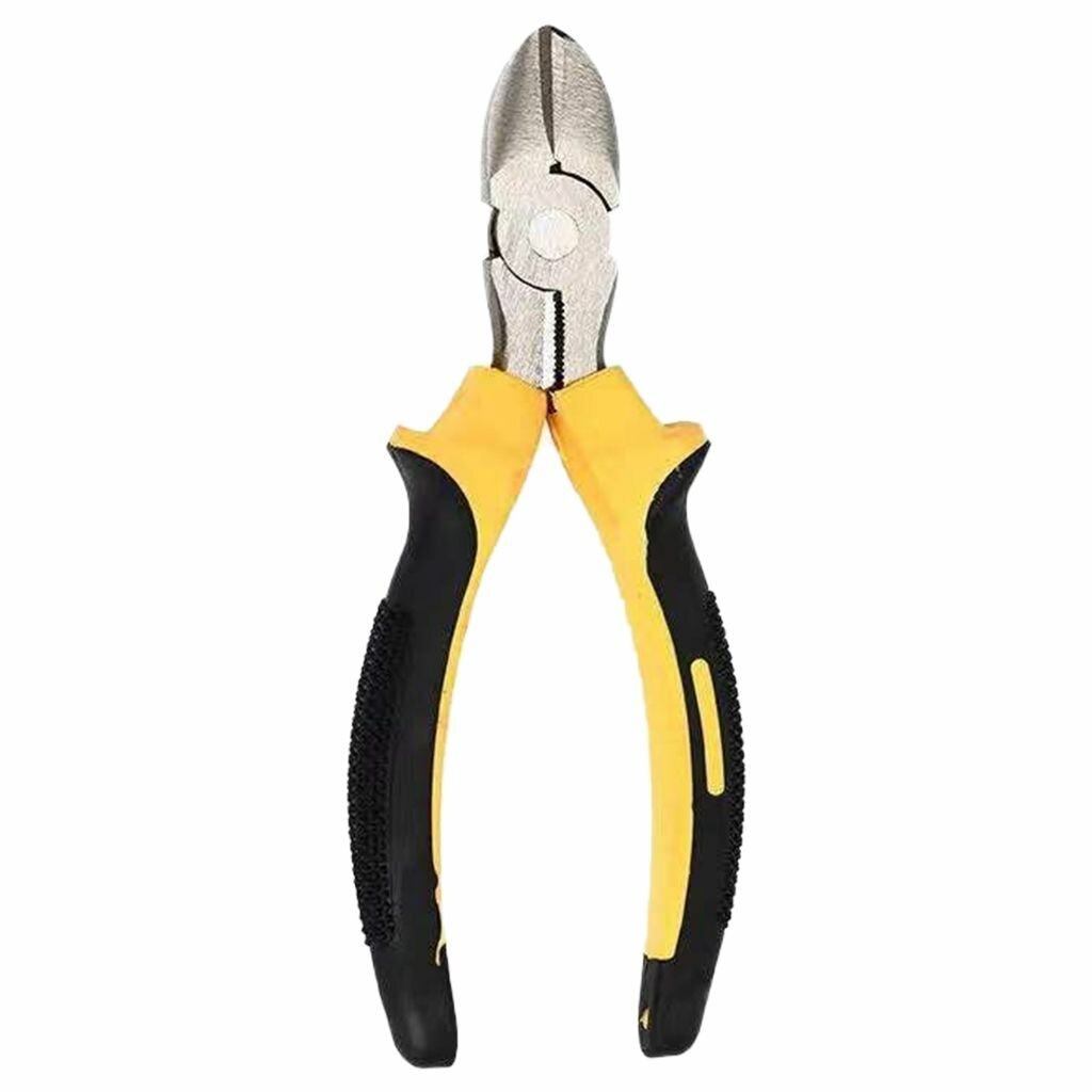 Плоскогубцы с ручкой из тигровой кожи Американские кусачки для проволоки-плоскогубцы с косым носом