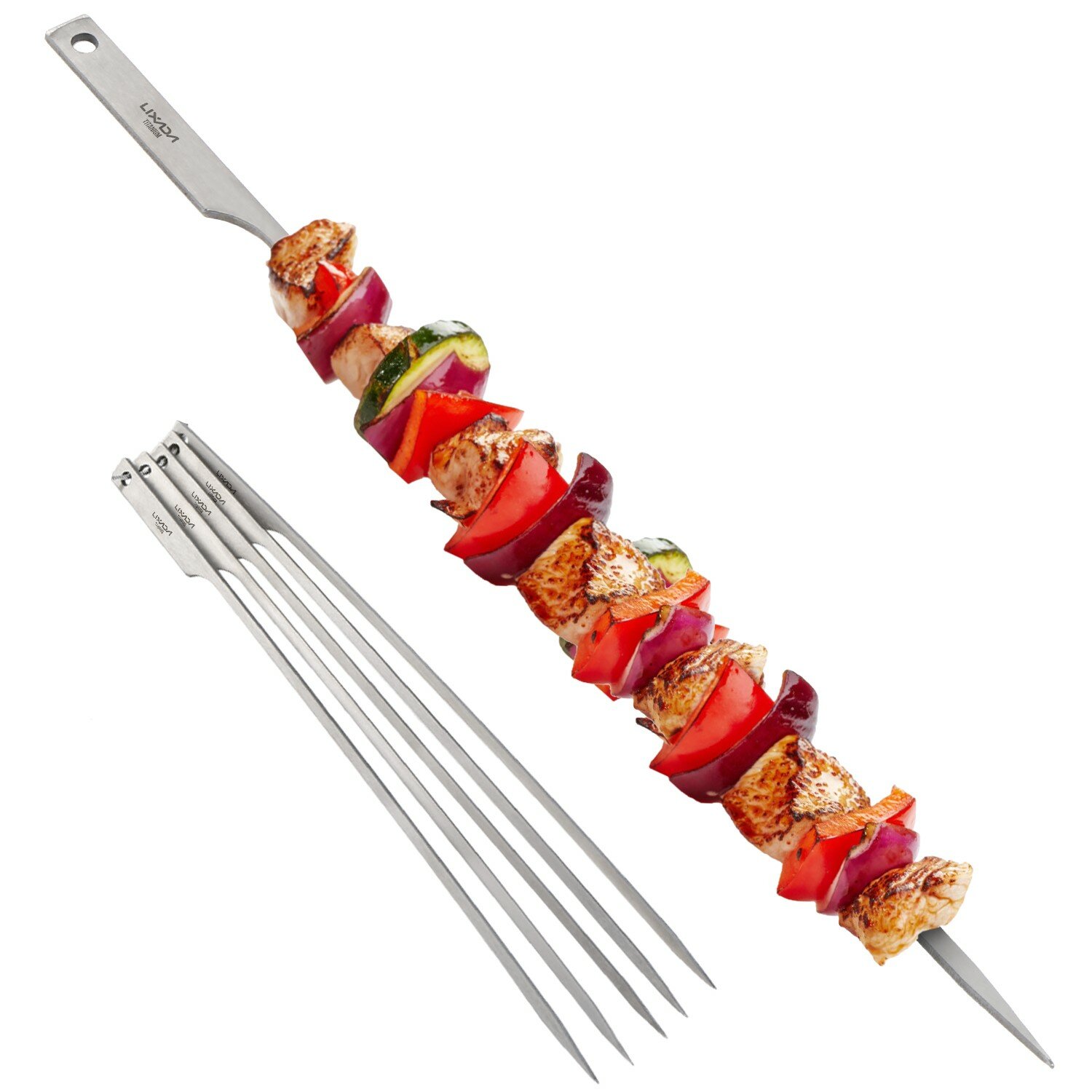 Титановые мини шампура (шпажки)