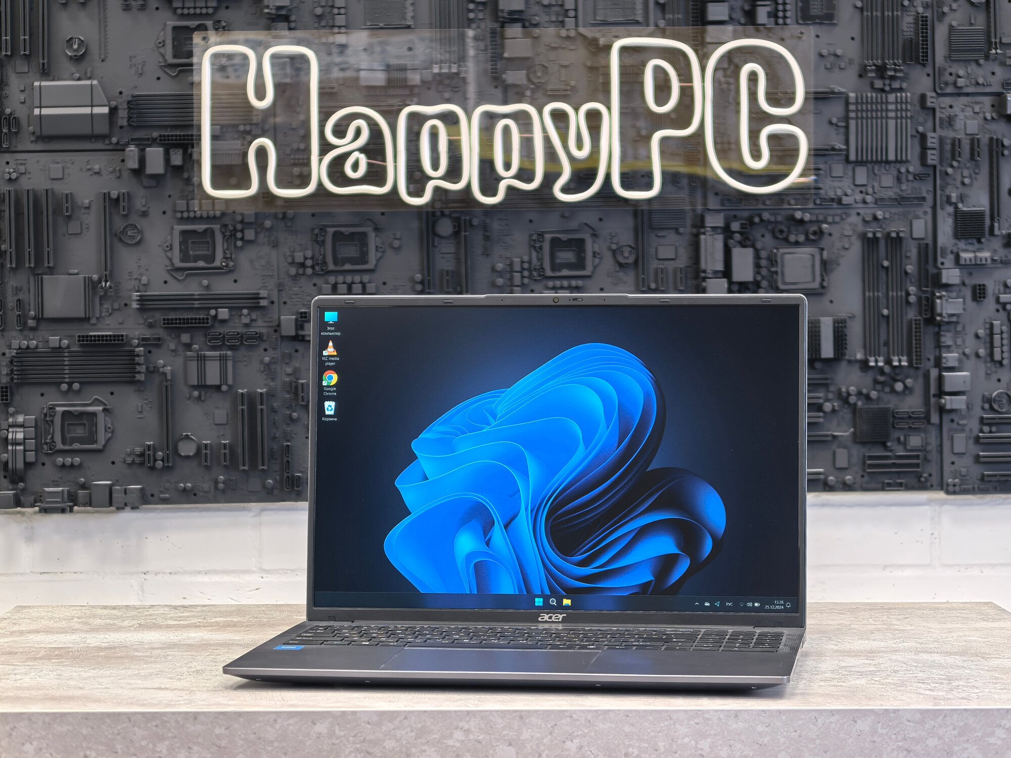 16" Ноутбук Acer Aspire S16-31-3GU2, Full HD, Intel Core I3 N305 3.8ГГц, RAM16ГБ, SSD 512GB, Intel UHD Graphics