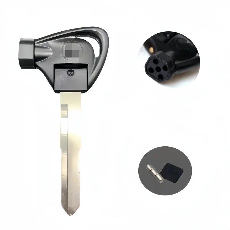 Совершенно новый сменный ключ Uncut для скутера Yamaha Заготовка ключа заготовки левая/правая роща левый магнит лезвие Антивор блокировочные ключи Черный, Black Right