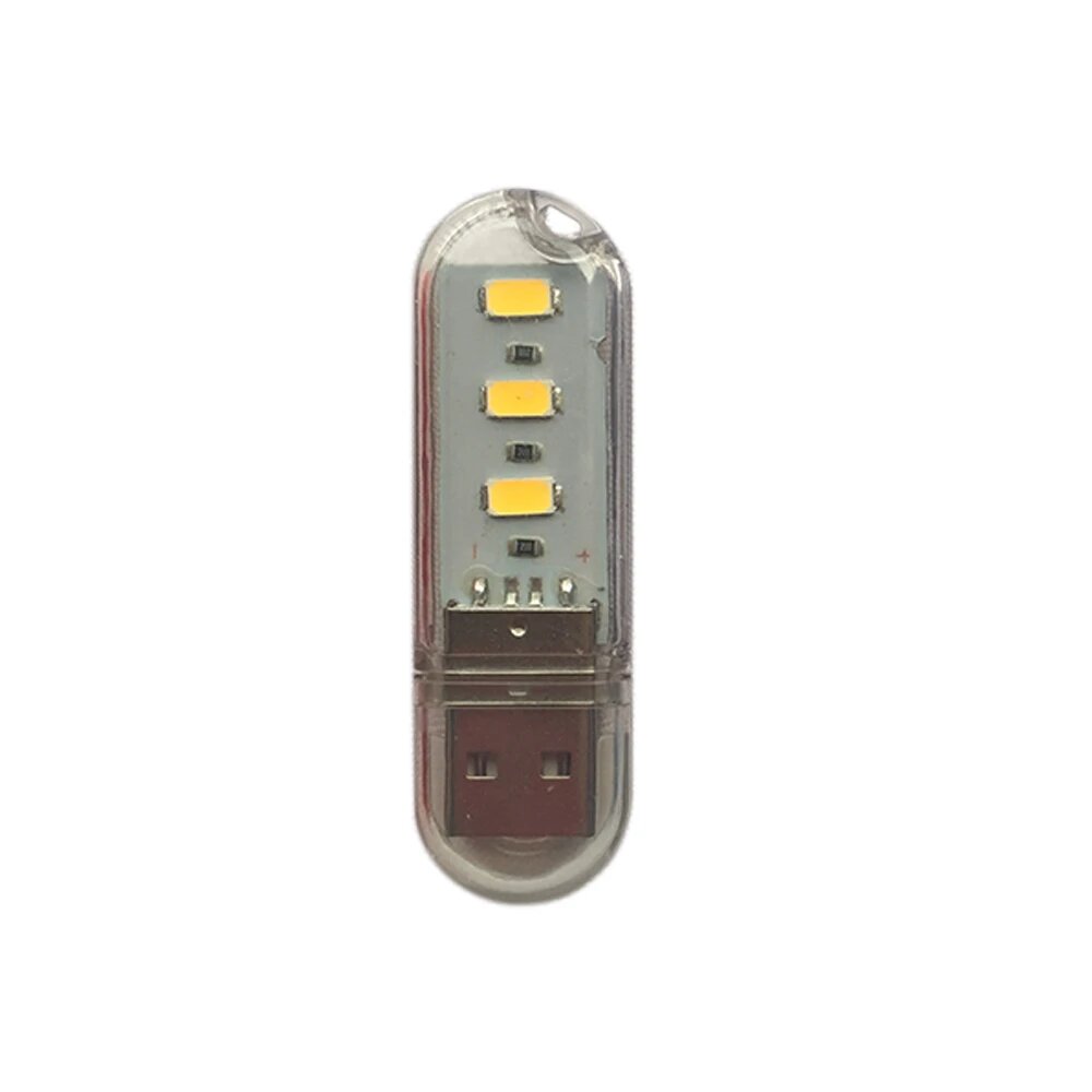 USB ночник LED, теплый белый