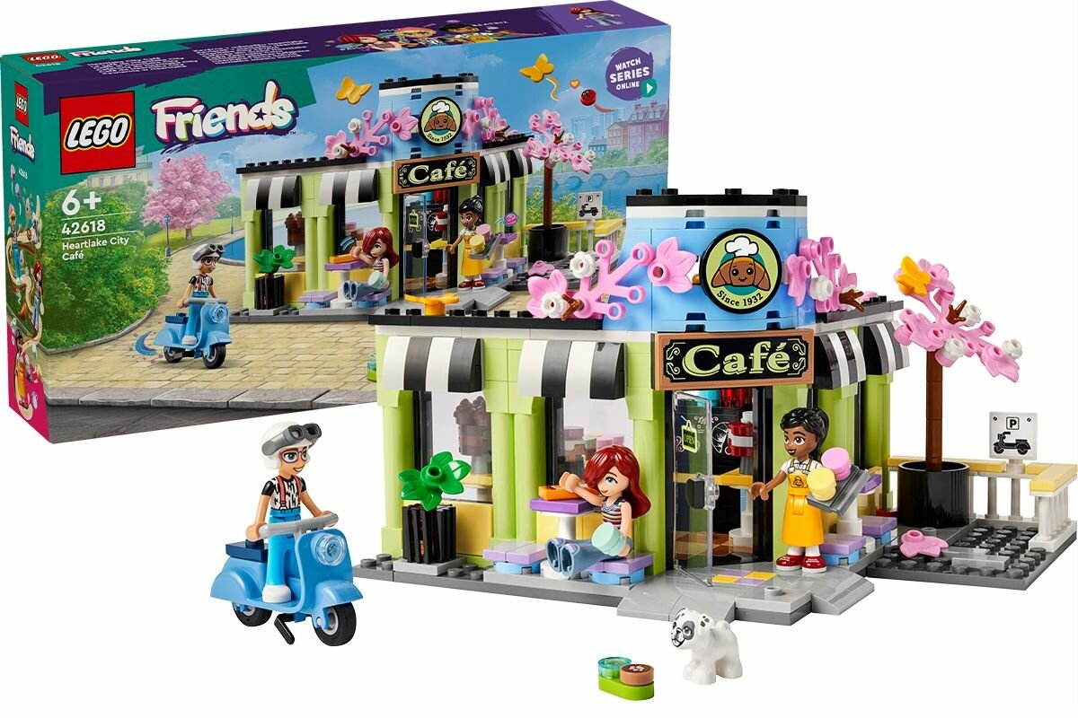 Конструктор LEGO Friends - Кафе Хартлейк - Лего Друзья 42618