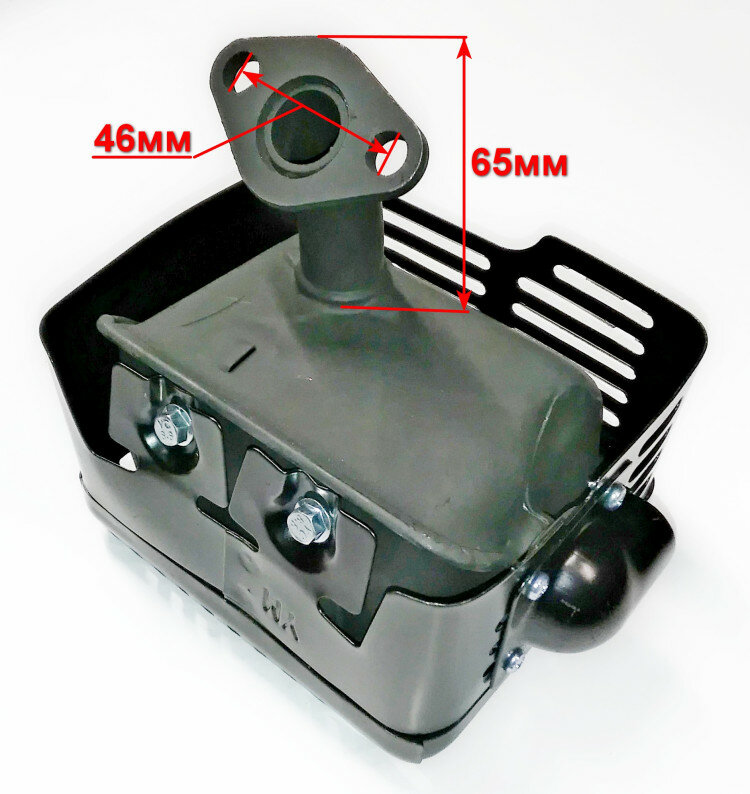 Глушитель в сборе 61/66/801 для SGC4000-4800(21)ZMD, МК-7000М,7500,8000М(37)SEC,7800М PRO(86,96)KST, GMC-5.5 61/66/801