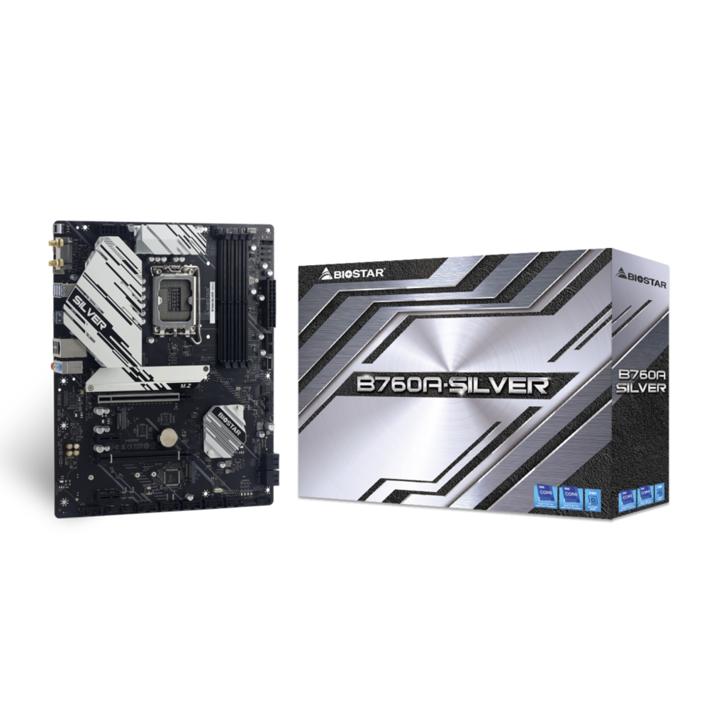 Материнская плата BIOSTAR B760A-Silver