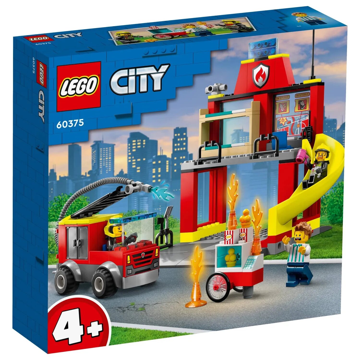 Конструктор LEGO City 60375 Fire Station and Fire Truck