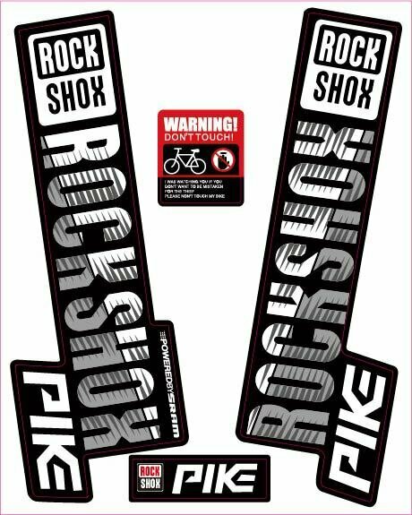 Наклейка LYRIK ROCK-SHOX, для горного велосипеда, 2018, передняя вилка