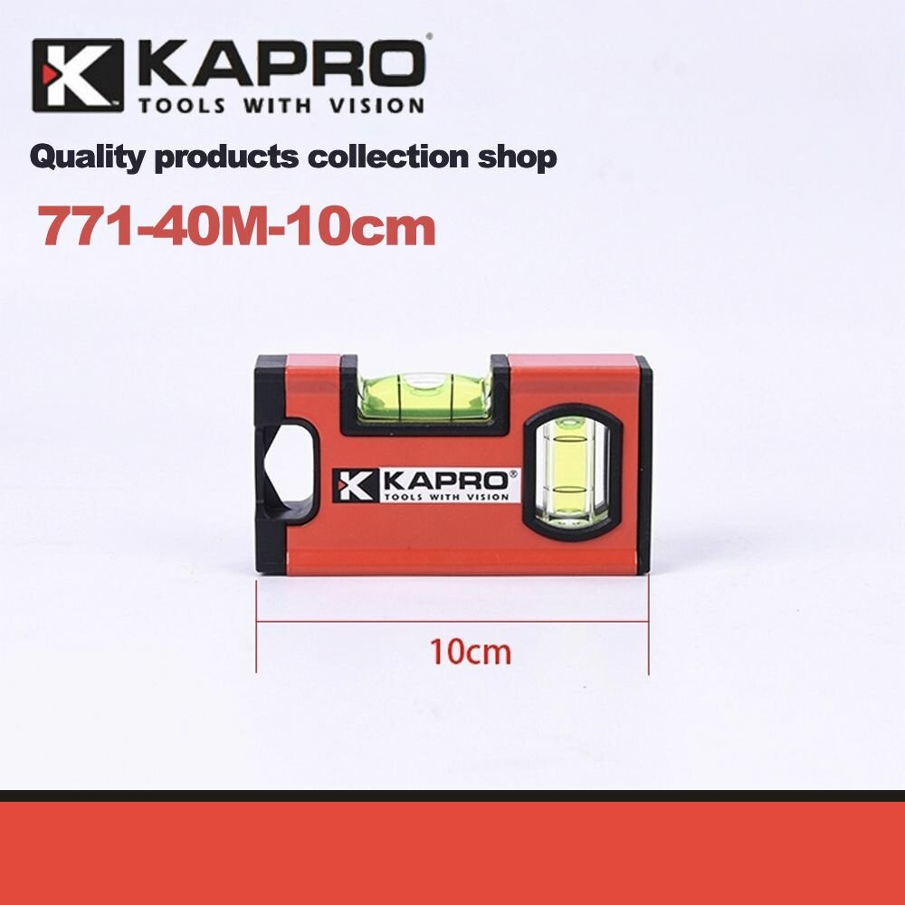 Уровень строительный Брусковый 10 см, глазков: 1, 234 г