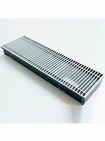 Внутрипольный конвектор KVZ 250-65-600 TECHNO Usual с решеткой